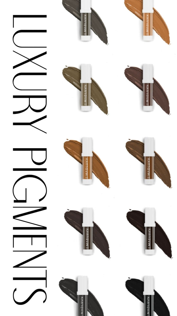 Madluvv Eyebrow Pigment Color Chart and #FACTS! | Madluvv – Madluvv PRO